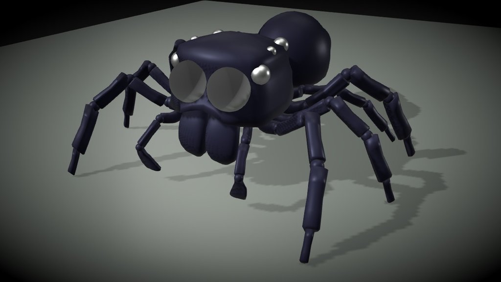 Salticid (work in progress) - Download Free 3D model by Mika ...