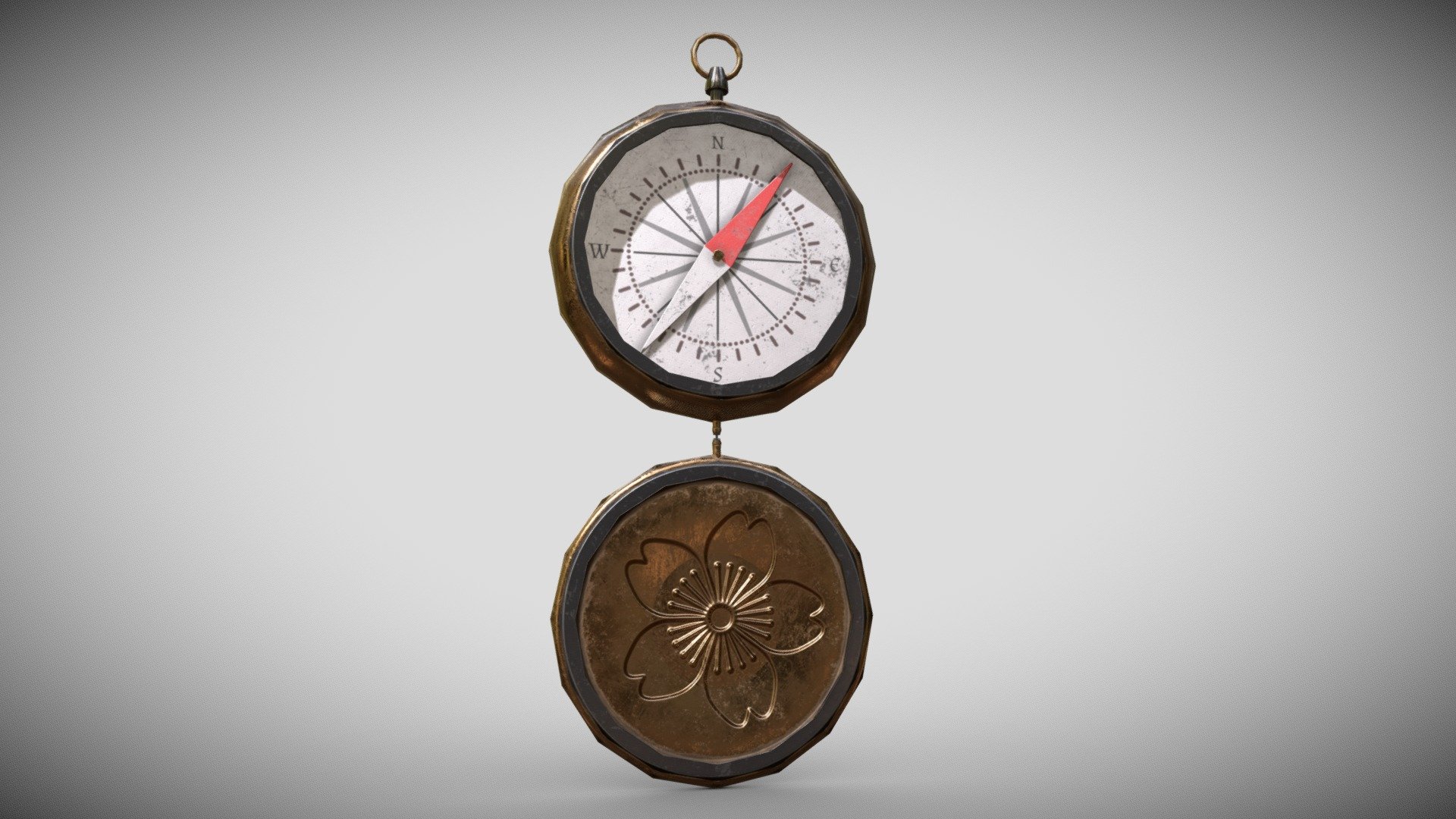 Cool Brass Compass - Buy Royalty Free 3D model by Incg5764 [5c4fb51 ...