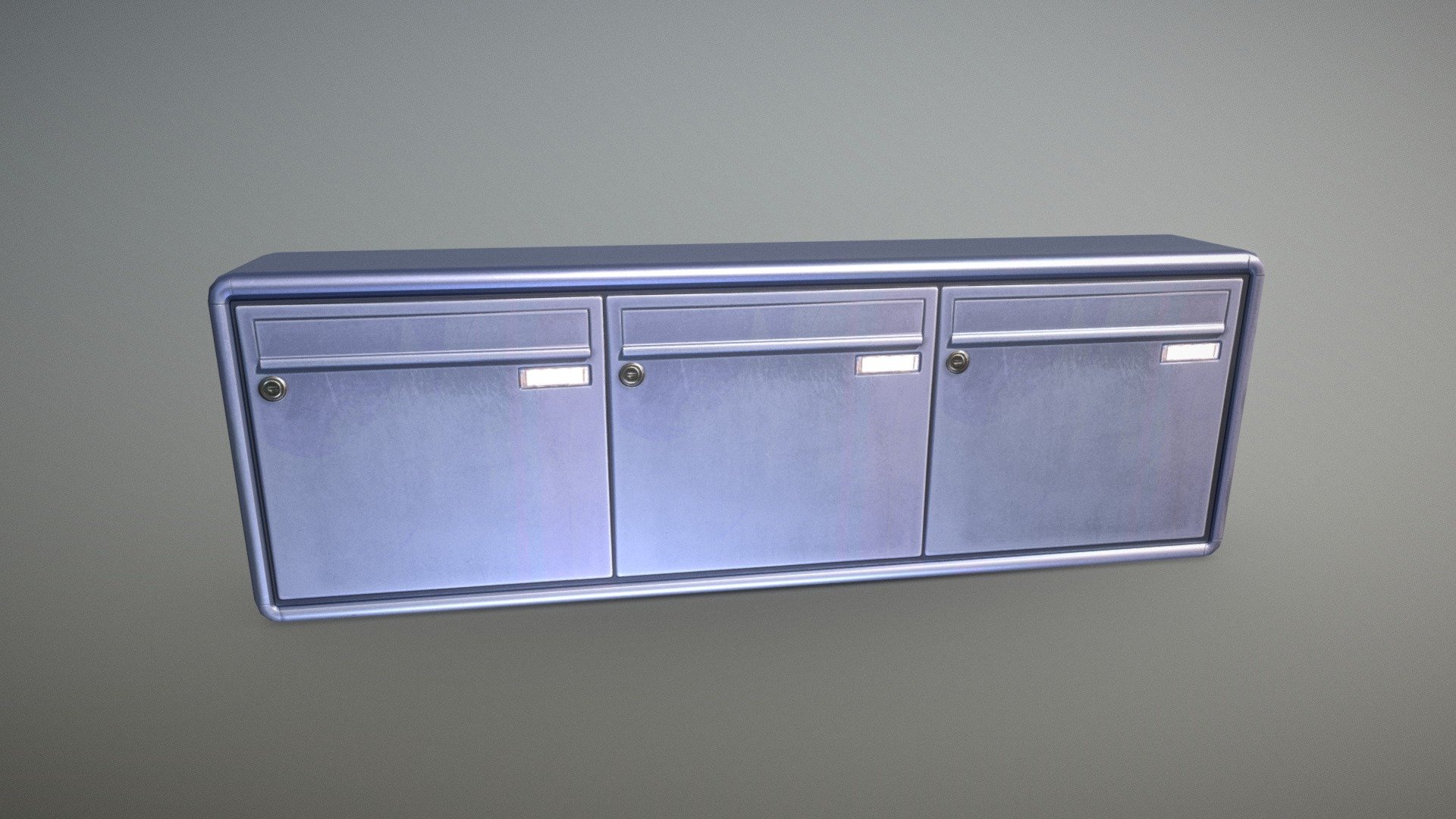 Mailbox (2) - Very Low-Poly - Buy Royalty Free 3D model by VIS-All-3D ...