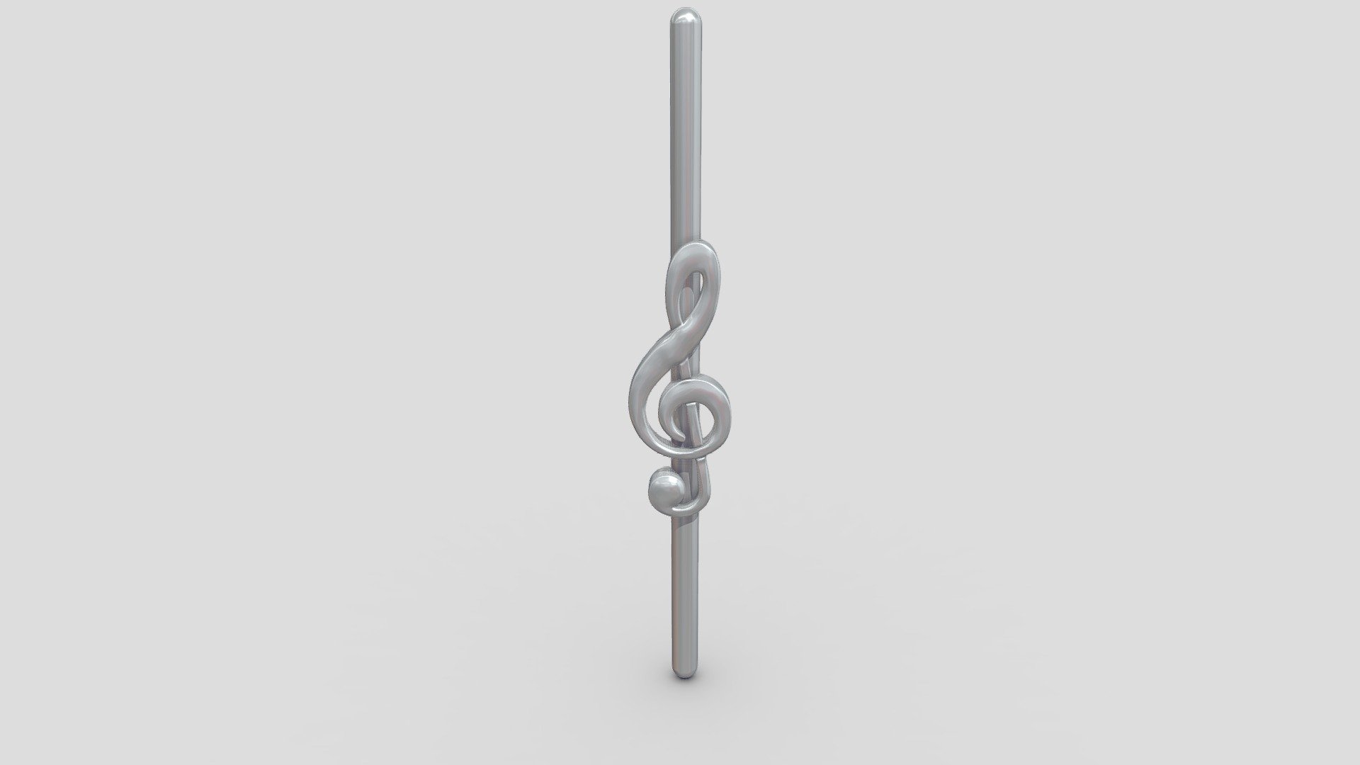 Music Sign Barbell - Download Free 3D model by Automic Gold (@automic ...
