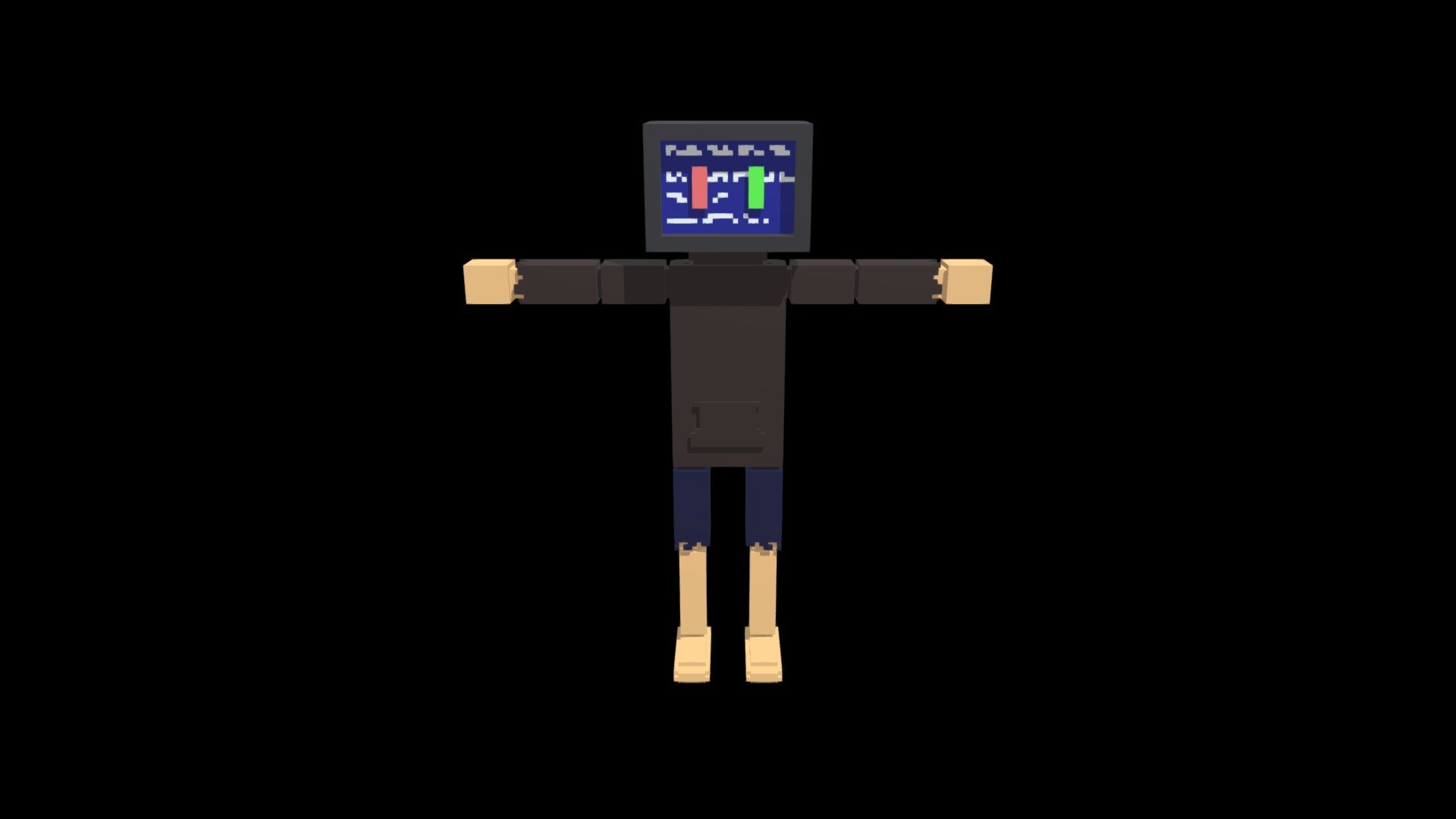 Old Computer boy - Download Free 3D model by Augusto (@acccaldeira ...