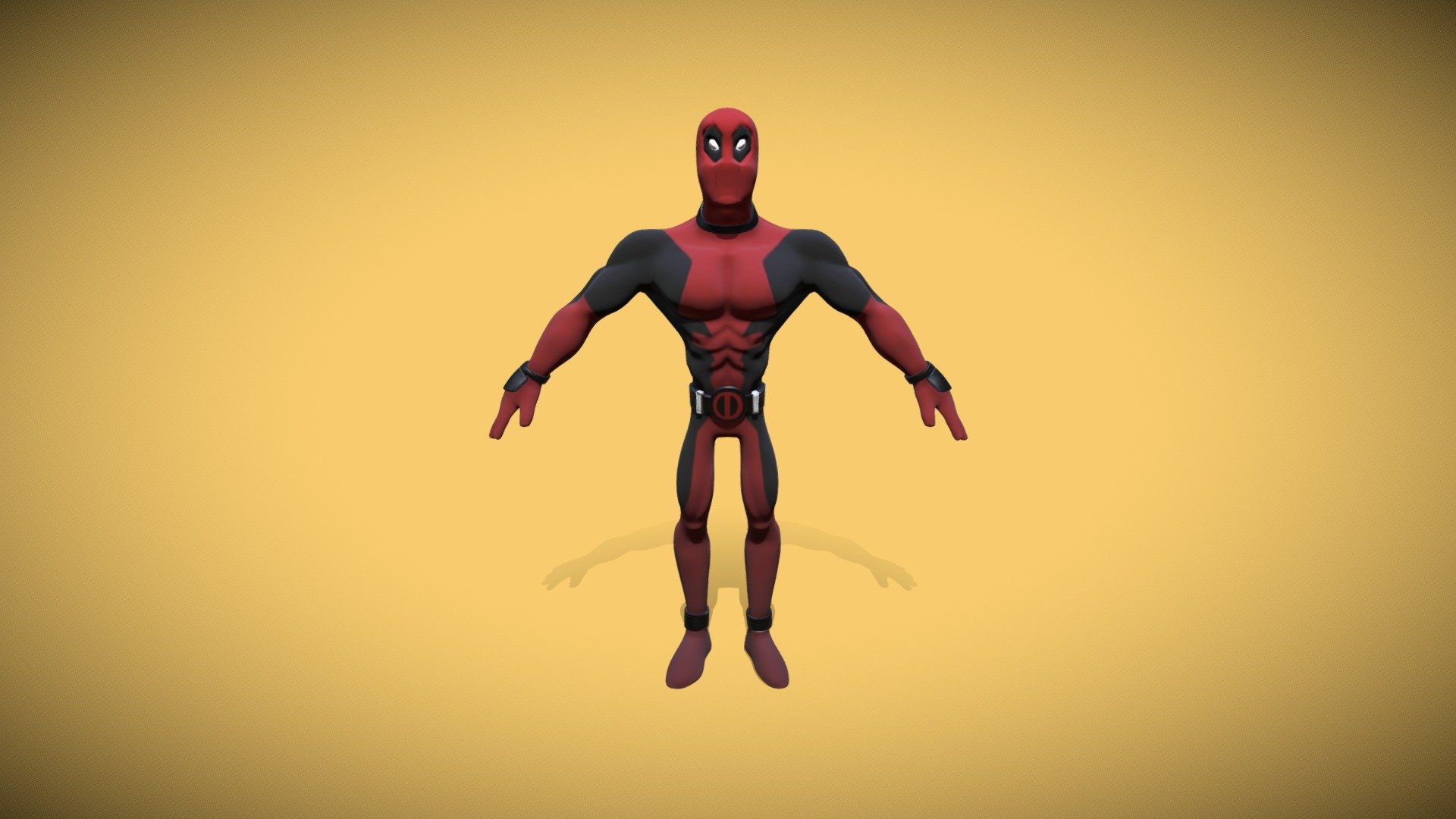 Deadpool - 3D model by iCxllado (@daniel.colladomolina14) [5c541d7 ...