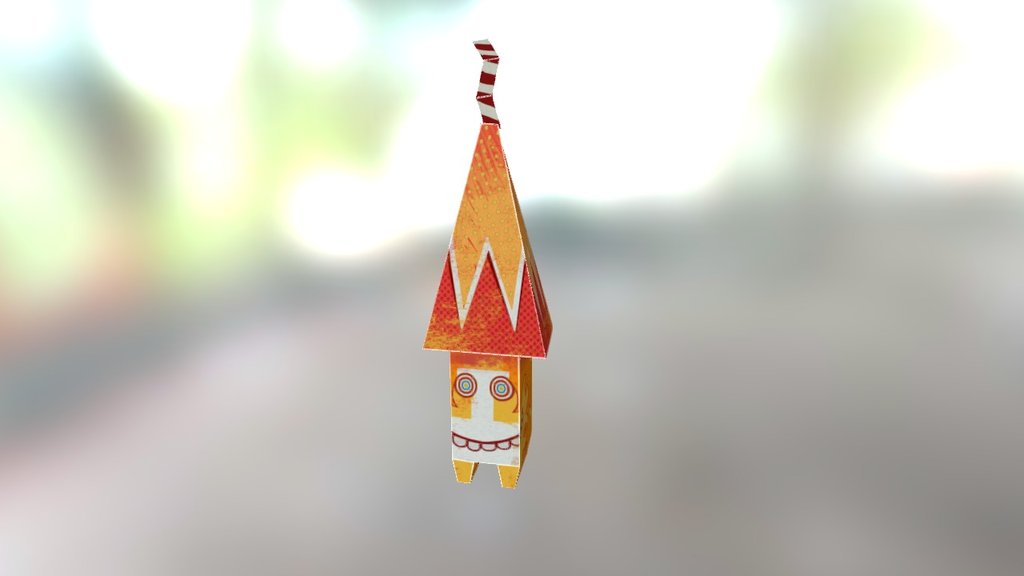 Paper Titans Rocket - 3D model by aaccy666 [5c55501] - Sketchfab