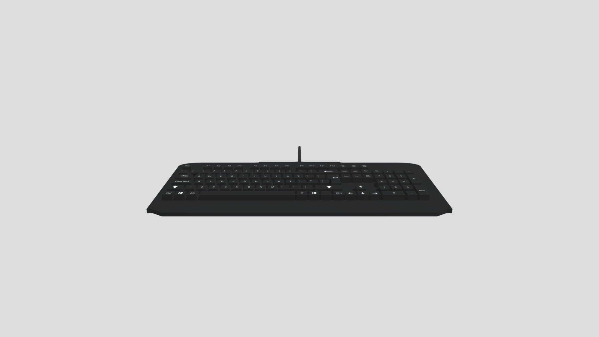 QWERTY Keyboard - Download Free 3D model by Jasper.Orens [5c55a08 ...