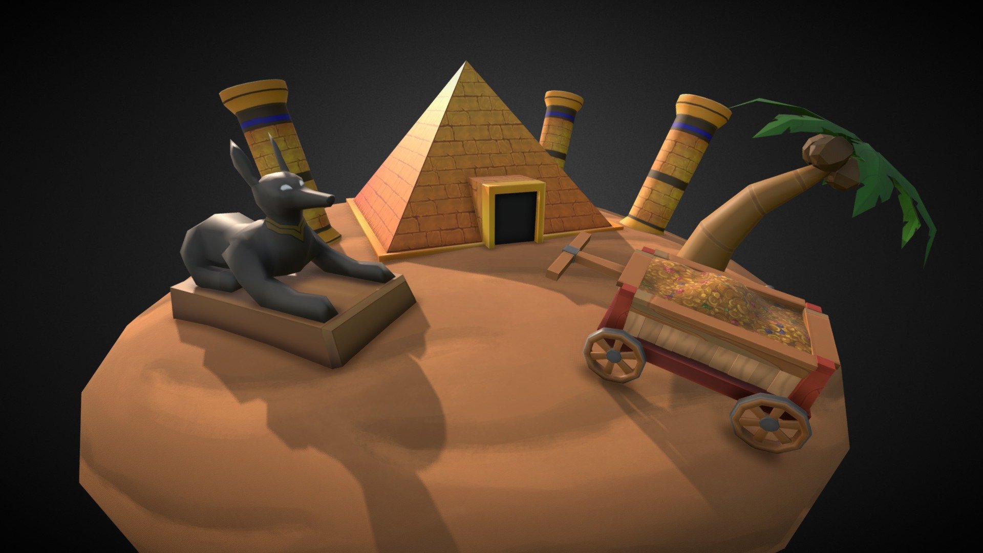 Desert [Practice] - 3D model by Anotheraxis (@makim234) [5c562d1 ...