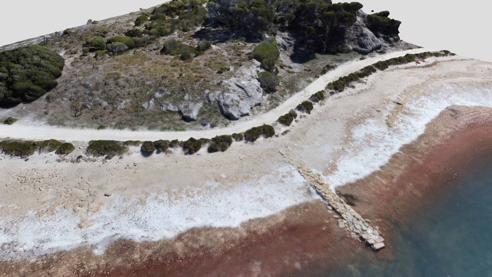 Stone Jetty on Salt Lakes, Rottnest - 3D model by MAAWA [5c57453 ...