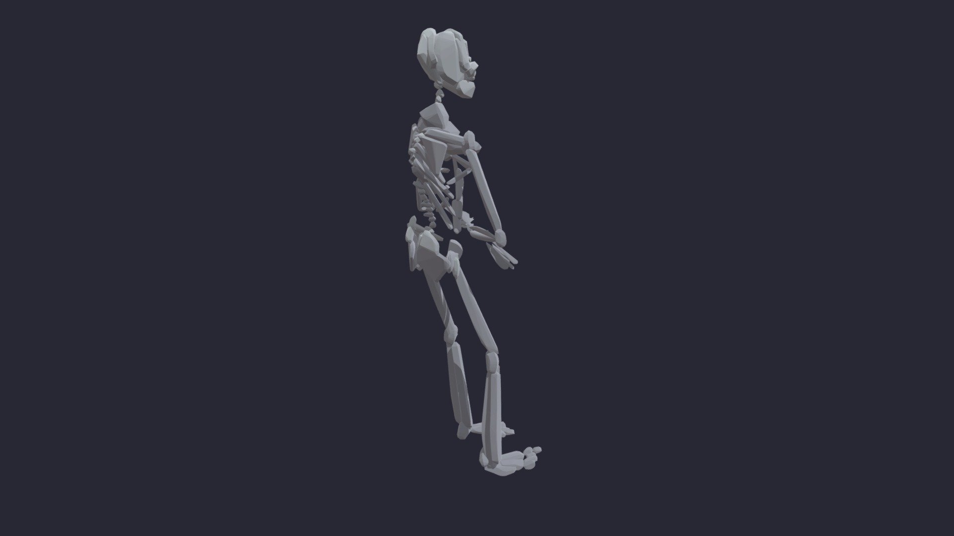 Cartoon Skeleton - Download Free 3D model by melwell [5c58232] - Sketchfab
