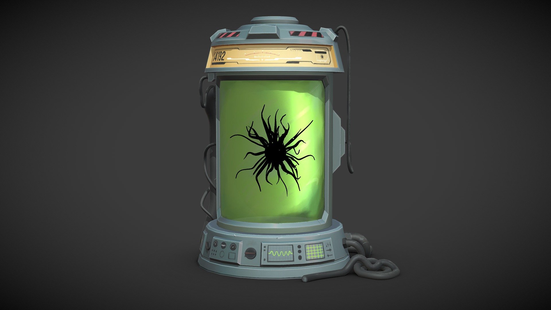 CGMA Week 04 - Alien Containment Tank - 3D model by edward2j [5c58531 ...