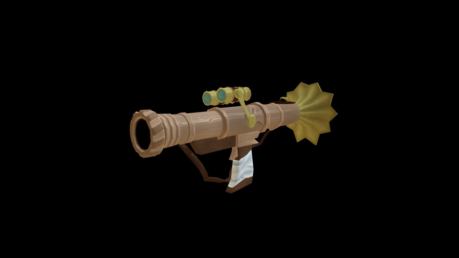 Steampunk Cannon - 3D model by ambrosec [5c5894b] - Sketchfab