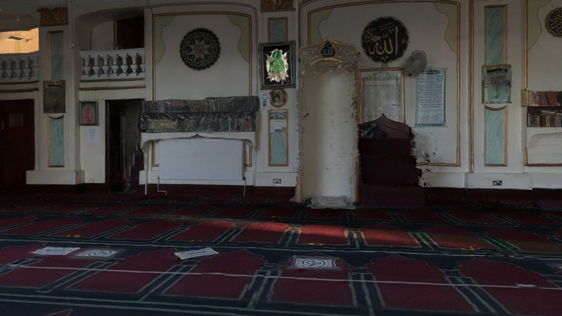 Old Kent Road Mosque - Main Prayer Hall - 3D model by Julie Marsh ...