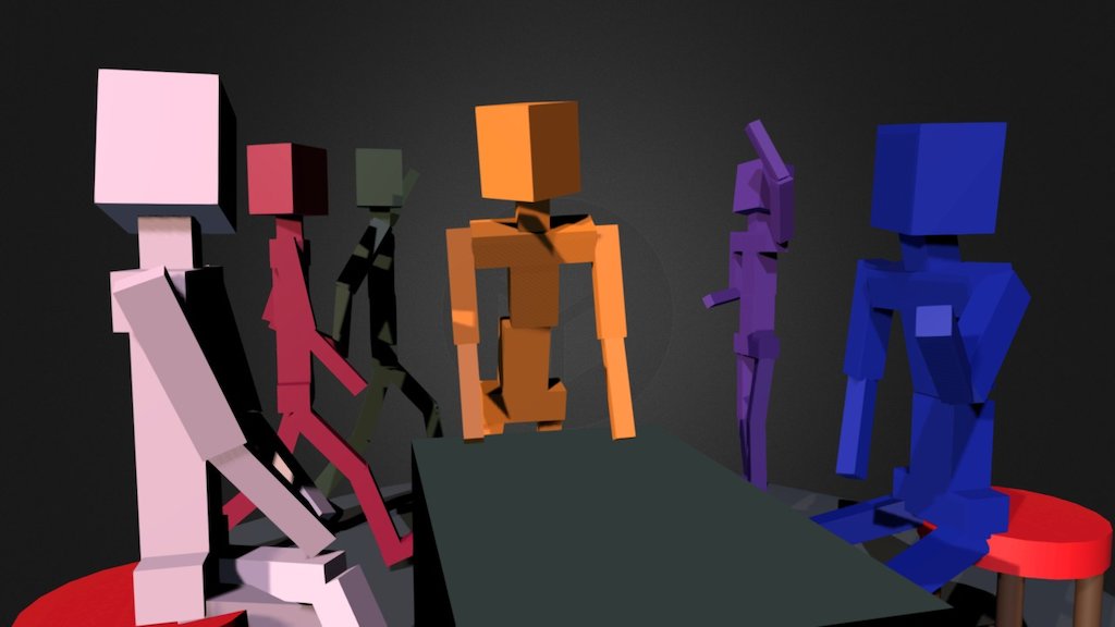 Character Poses - 3D model by MyreaWijfjes [5c5aa3c] - Sketchfab