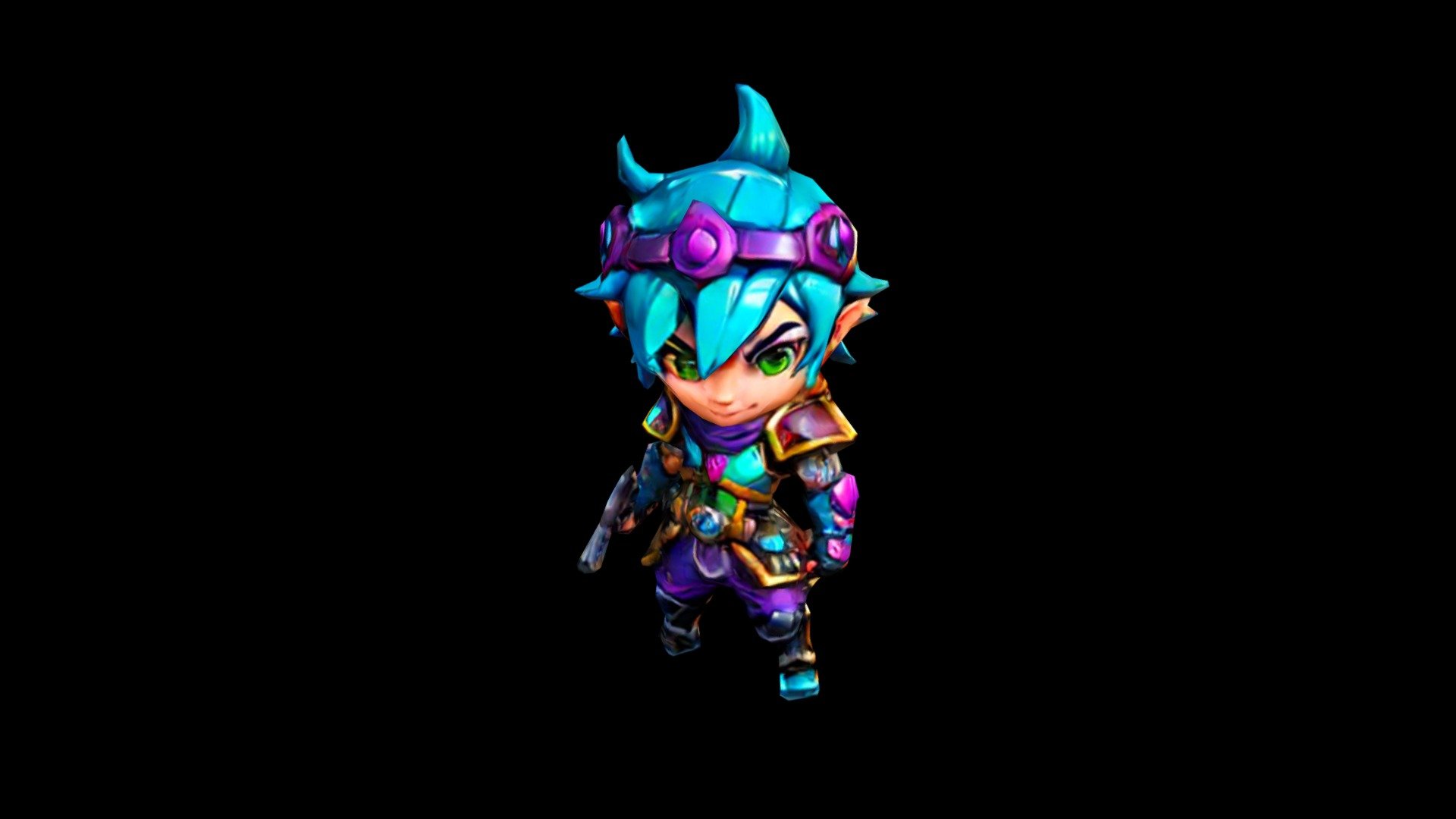 a video game character named 小灵 (Xiao Ling) in C - Download Free 3D ...