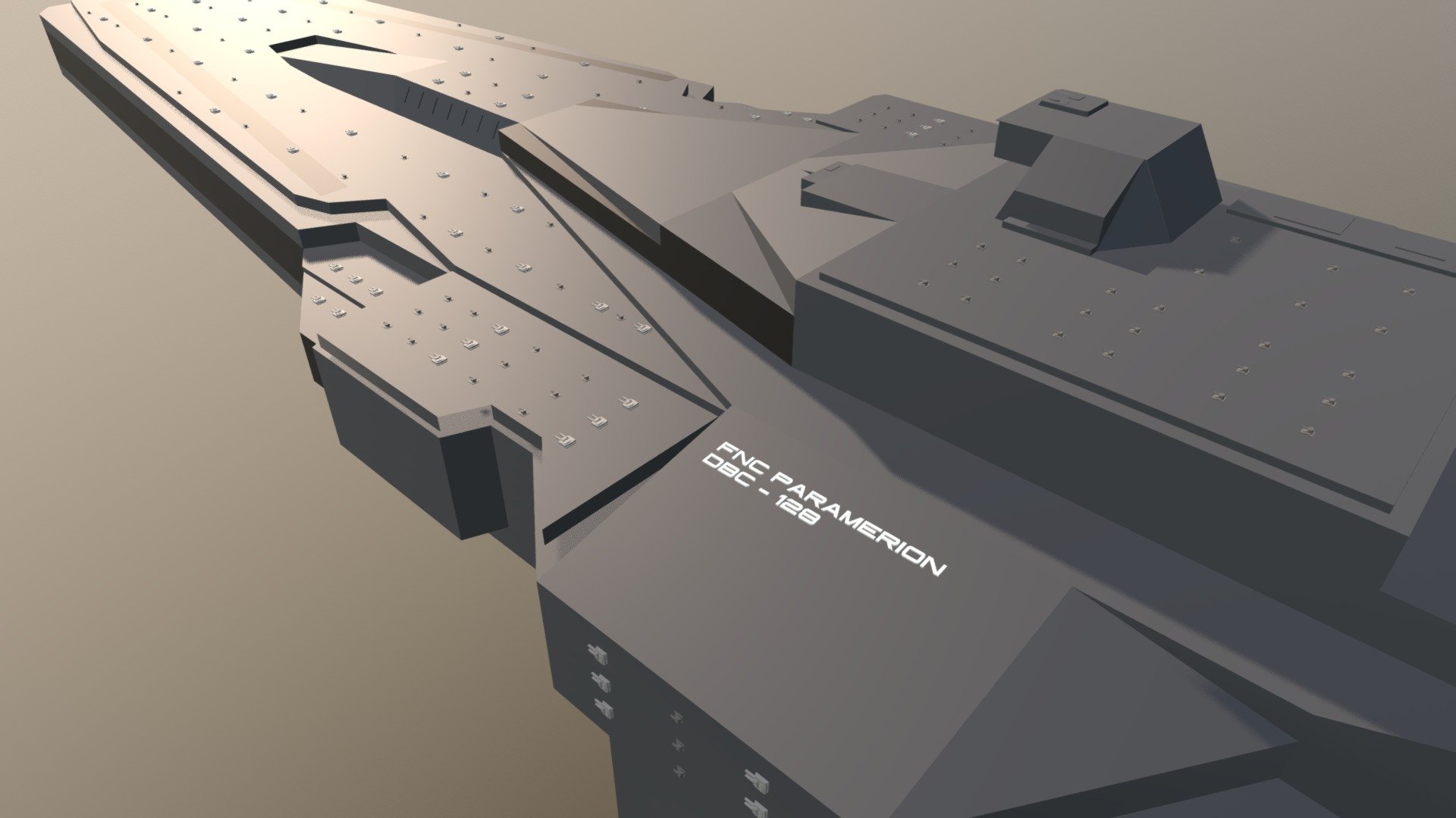 Saracen Class Battlecruiser - 3D model by Meeker-Paleo [5c5e0c8 ...