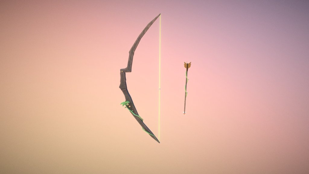 Earth Bow & Arrow - 3D model by NKuil [5c5f9da] - Sketchfab