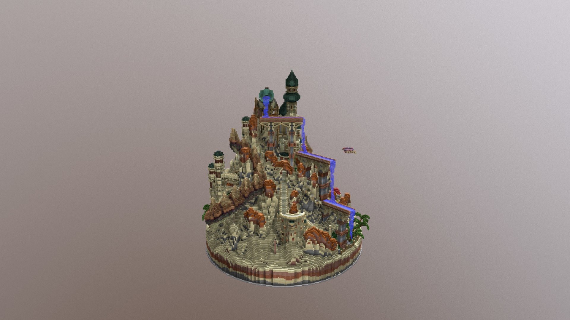 Desert Temple Spawn - 3D model by Cedistus [5c60566] - Sketchfab