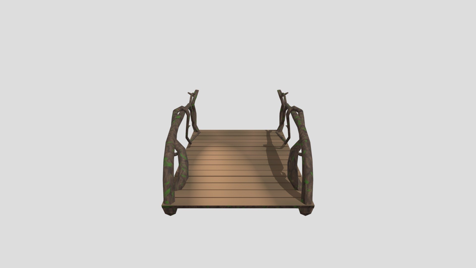 Wooden Bridge - 3D model by ReyanG. [5c61595] - Sketchfab