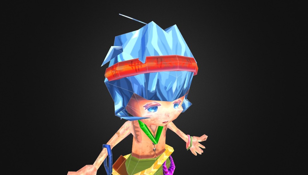 Rubber Band Boy - 3D model by comabear [5c61fd7] - Sketchfab