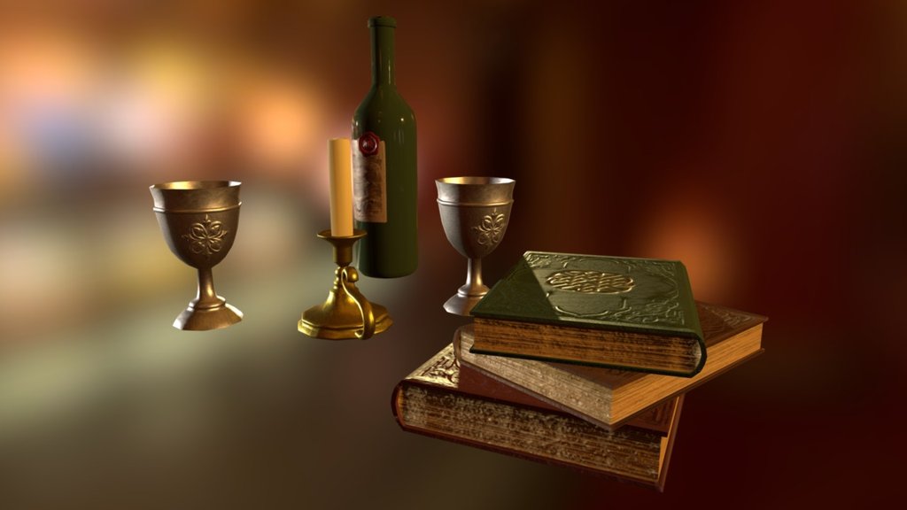 Tabletop Props - 3D model by Ellie Apperley (@ellieapperley) [5c62fc9 ...