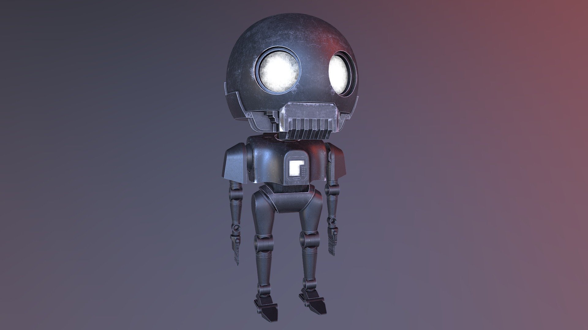 Droid K2SO - 3D model by alanbong [5c63ce4] - Sketchfab