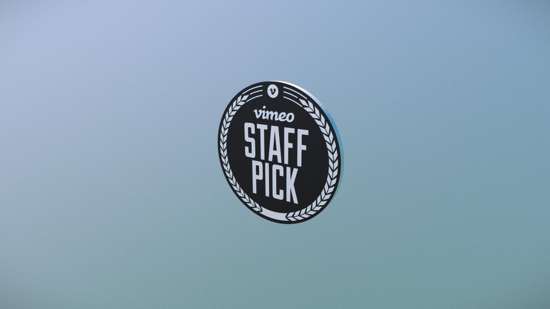 Vimeo Staff Pick Coin - 3D model by Vimeo Labs (@vimeo.labs) [5c65ee4 ...