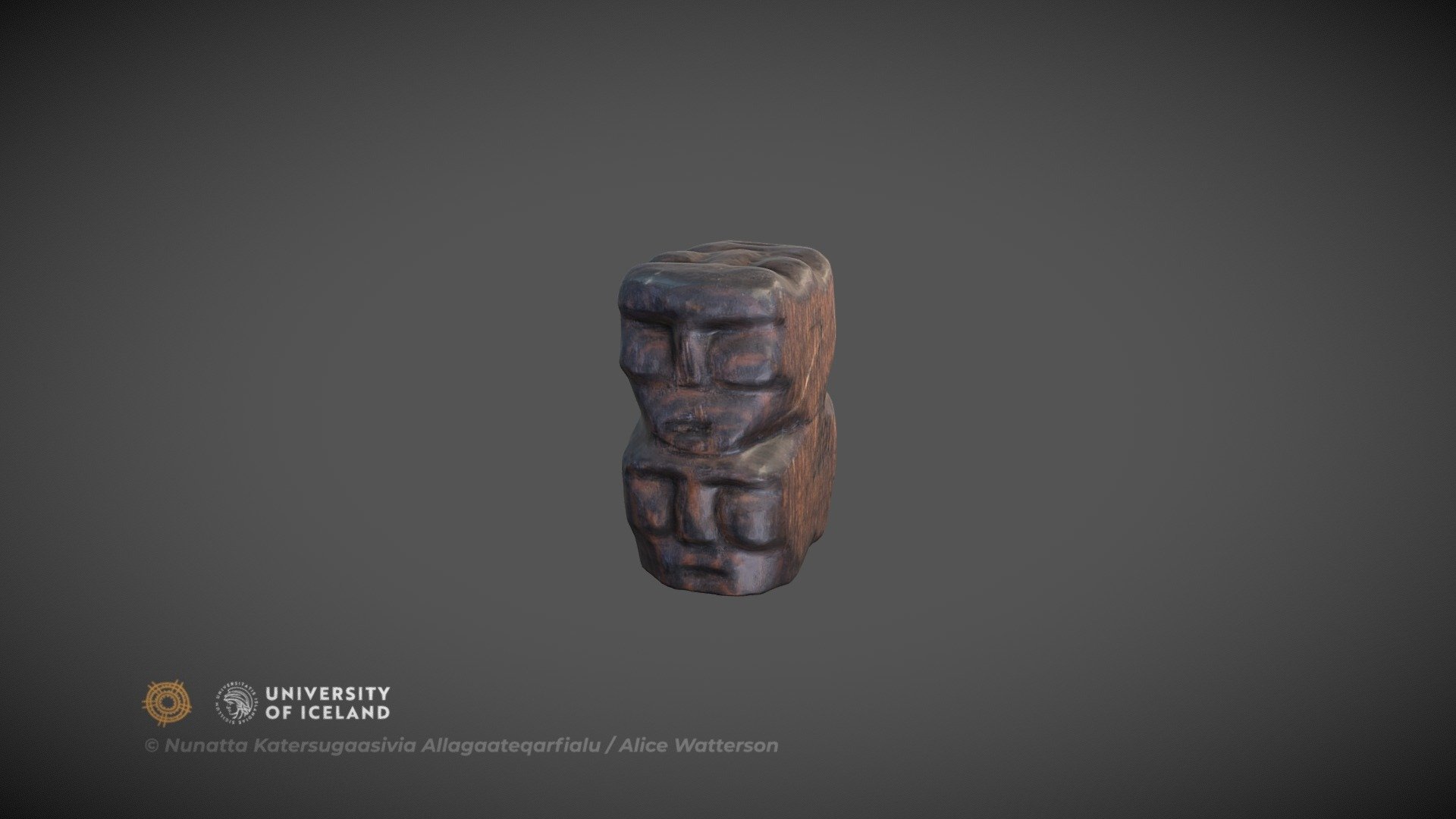 Carving with Five Faces - 3D model by ersersaaneq [5c66aa6] - Sketchfab