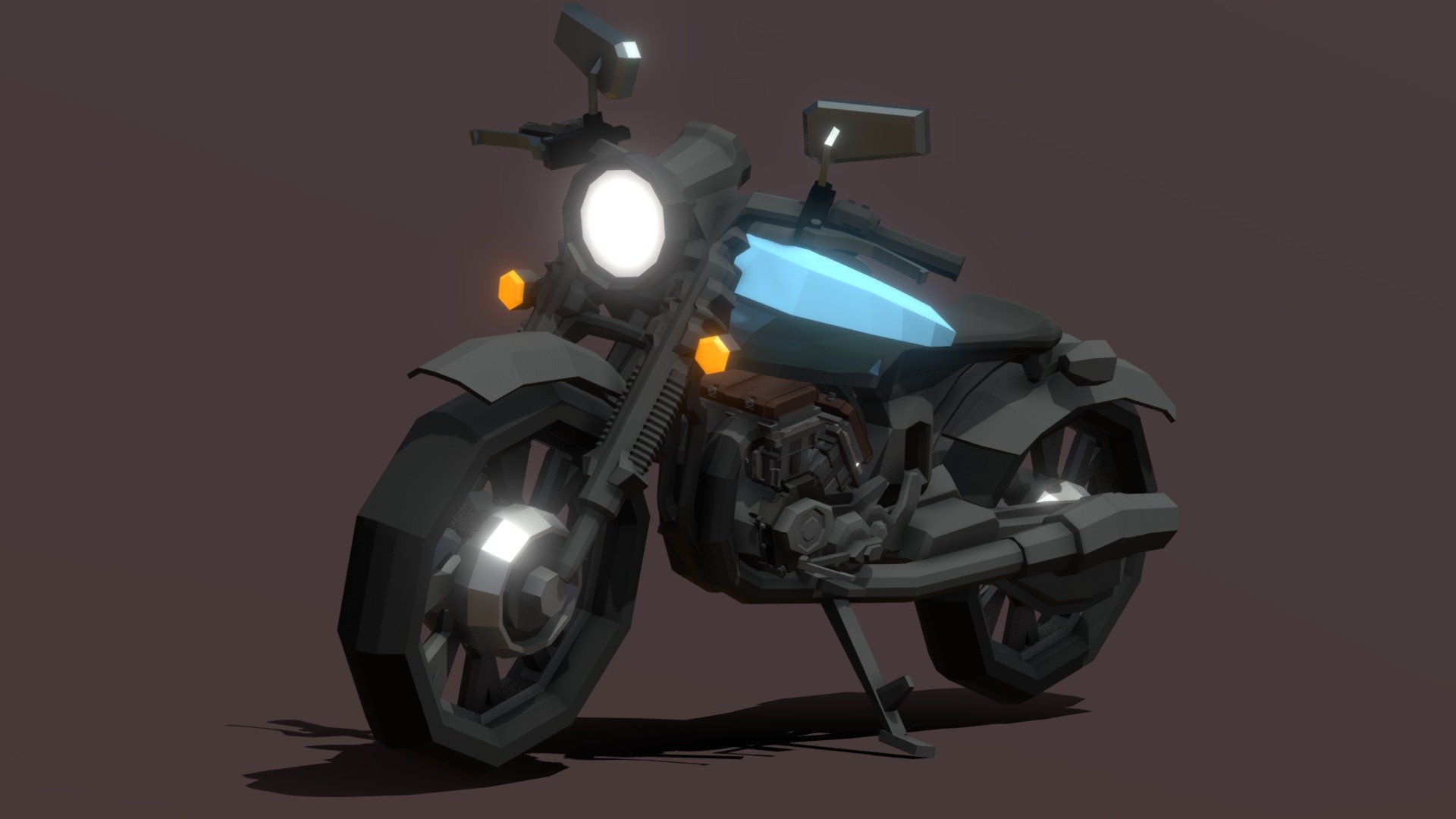 Luluth Vudu - Motorcycle - 3D model by Fransozie [5c66d79] - Sketchfab