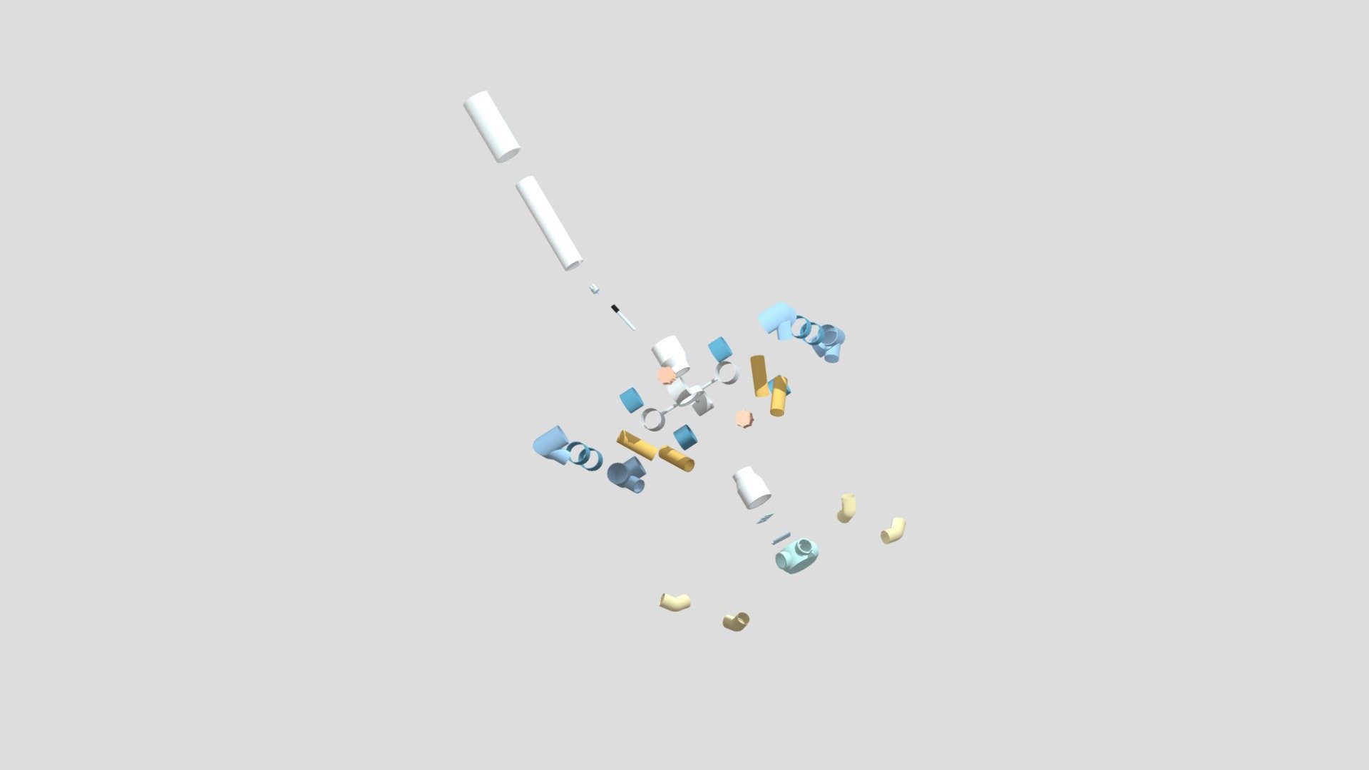 Explosionado sketch fab - 3D model by gianelaflores [5c67fb6] - Sketchfab