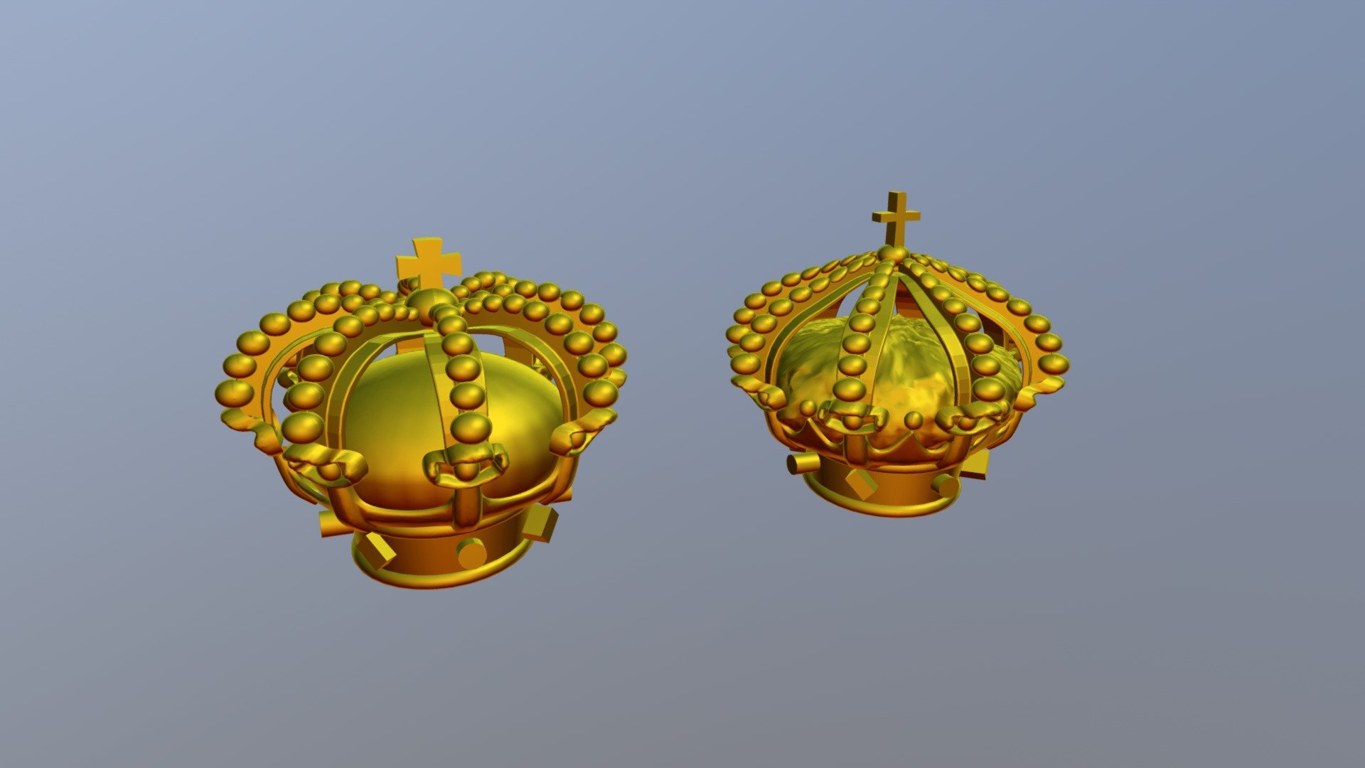 2 CROWNS - Buy Royalty Free 3D model by octaviosaura [5c687cc ...