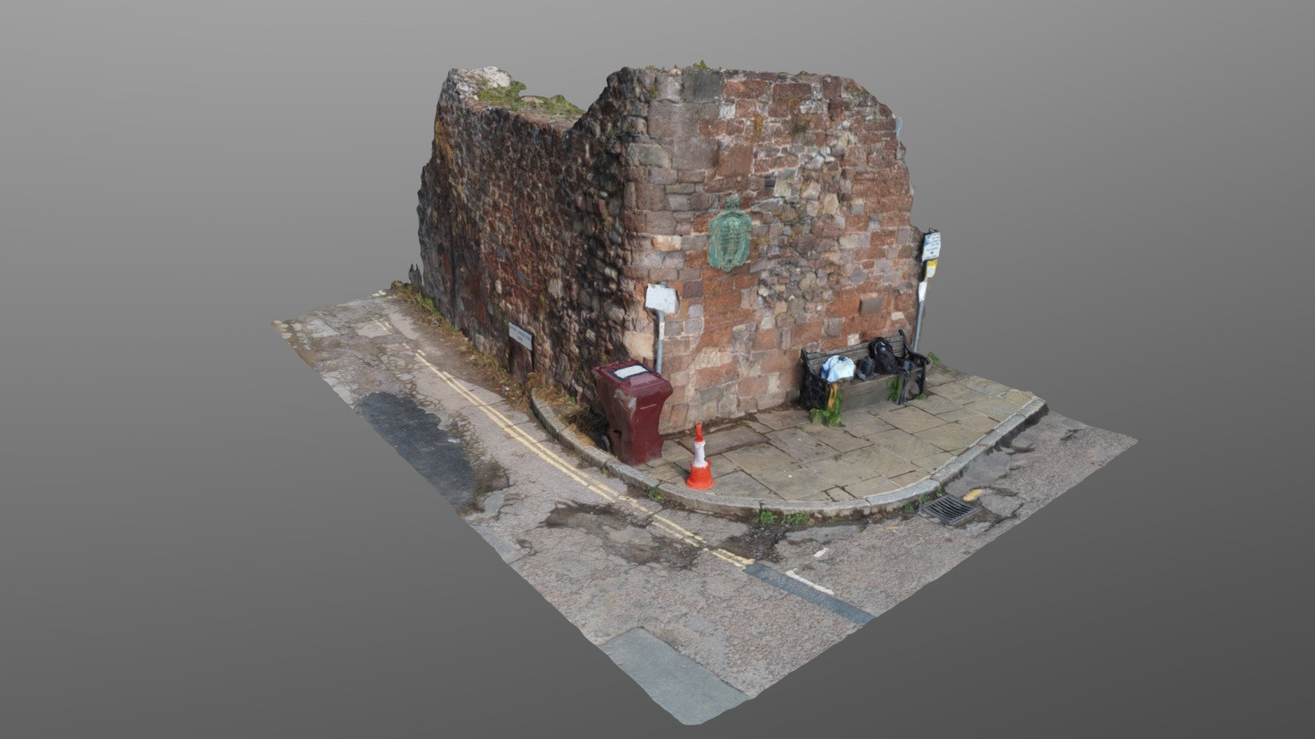 Exeter City Wall - West Gate Demo Section - 3D model by theblackarrows ...