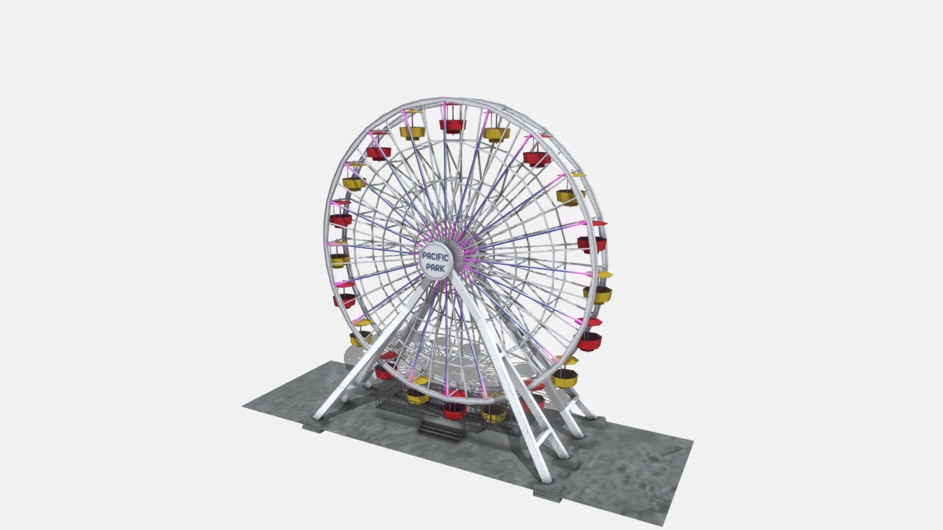 Ferris Wheel - 3D model by Lex713 (@LunarEclips3) [5c695f5] - Sketchfab