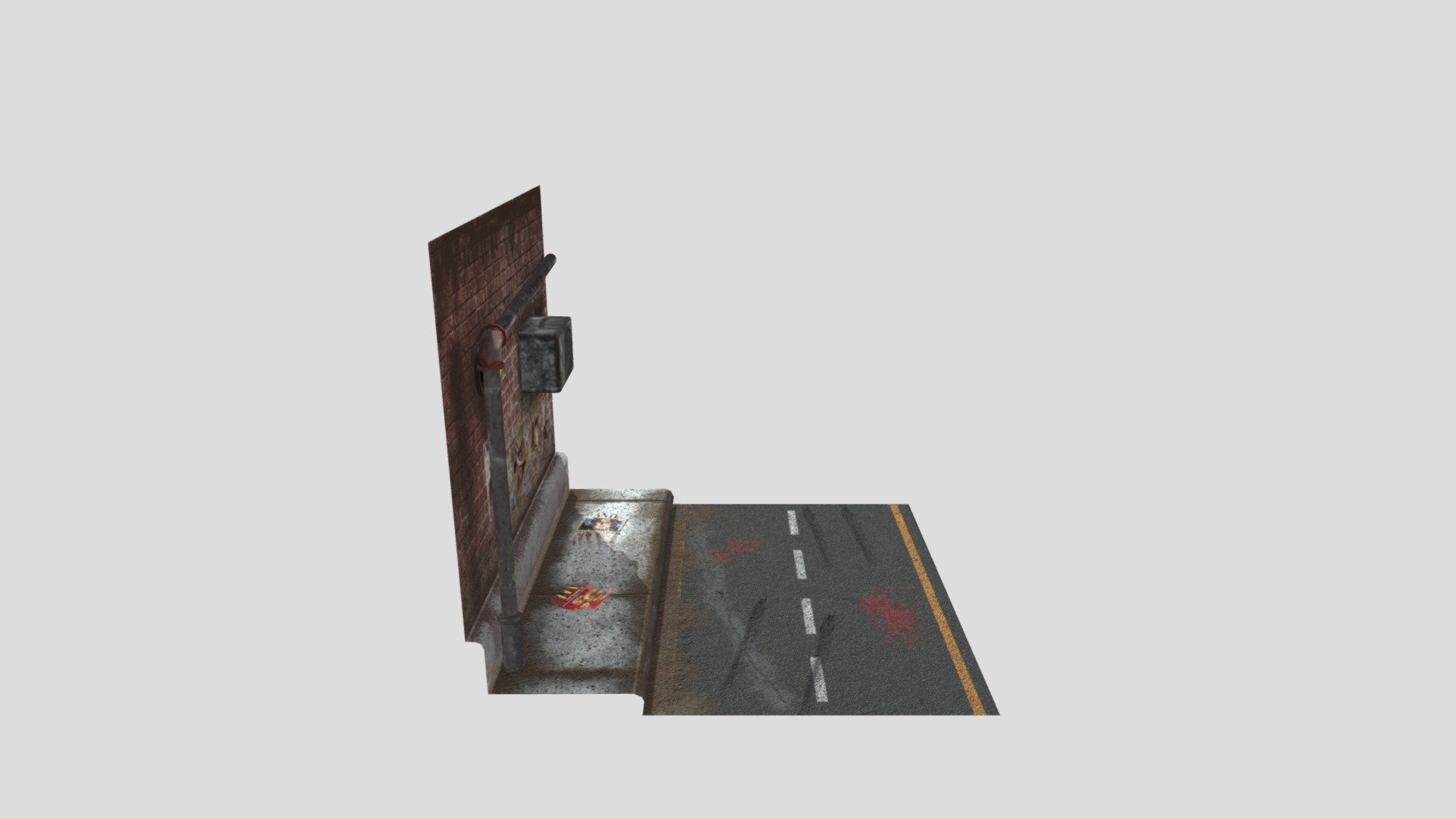 Belza Alley Way - 3D model by julianbelza [5c6a219] - Sketchfab