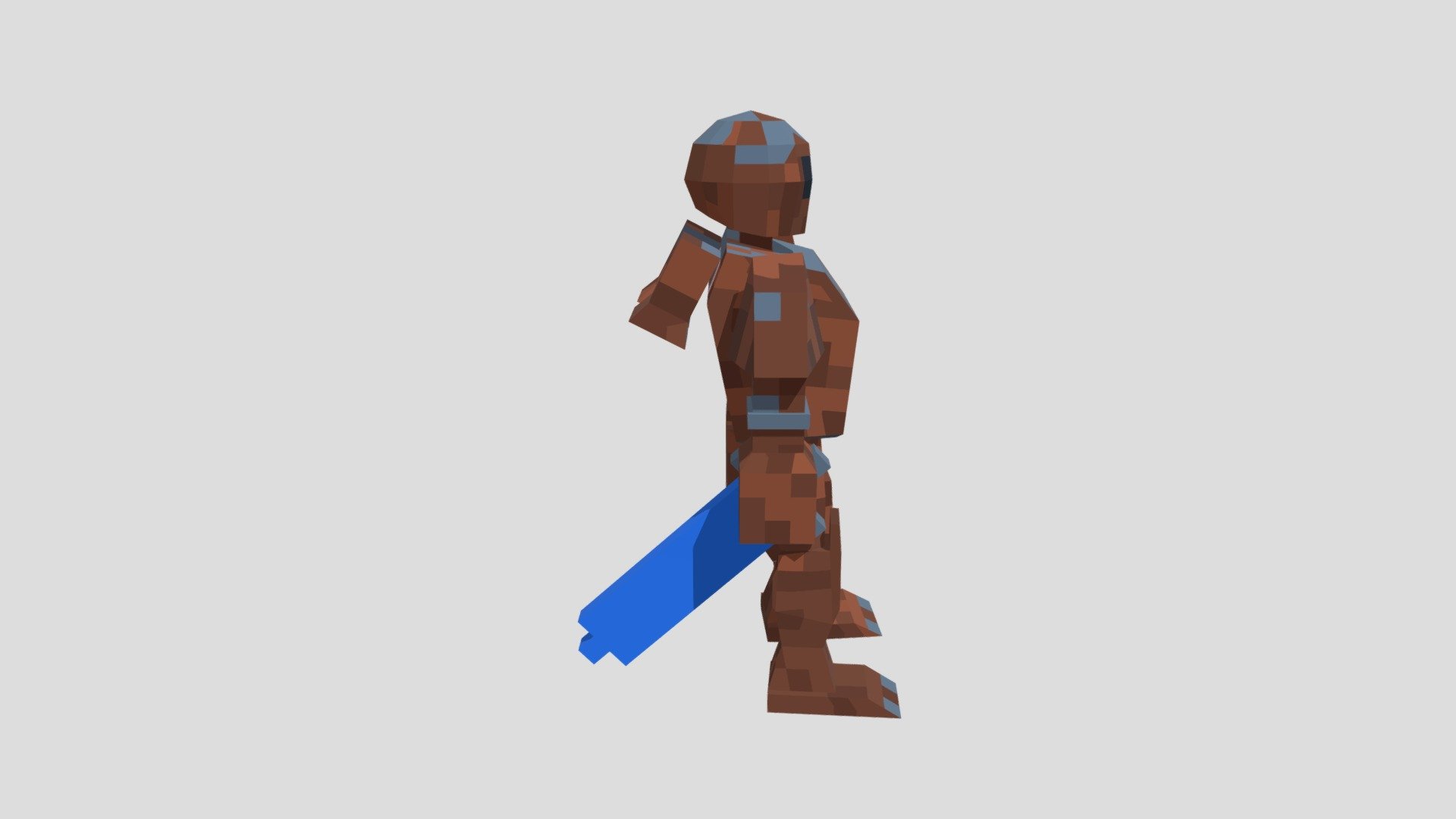Low Poly Rusty Mech - Download Free 3D model by AndreHanna ...