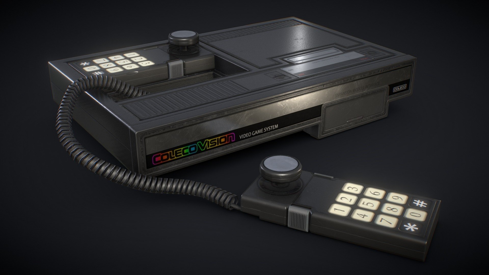 ColecoVision low-poly 3D Model - Buy Royalty Free 3D model by Fayruso ...