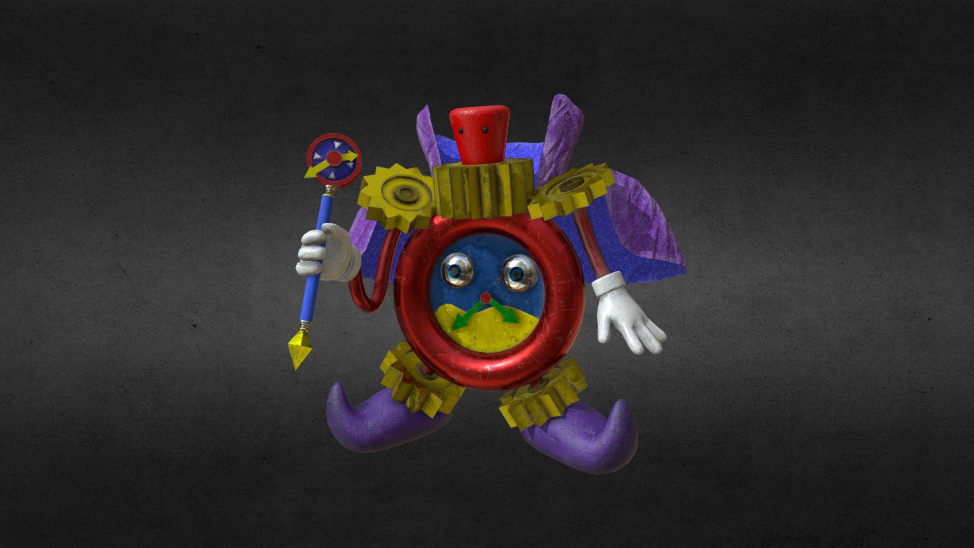 Time Wizard - Buy Royalty Free 3D model by LucasPresoto [5c6ddf4 ...