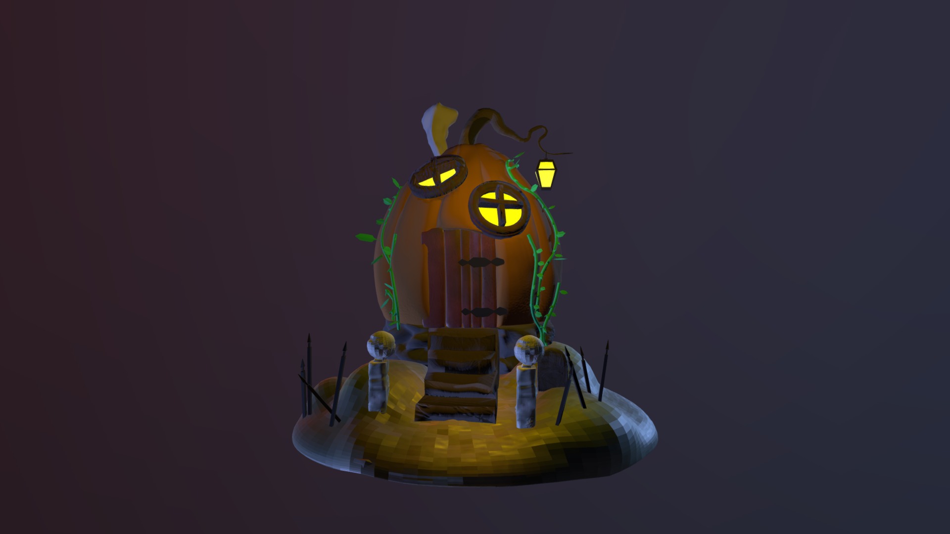 The New Almost Finished Pumkin - 3D model by bella48 [5c6f288] - Sketchfab