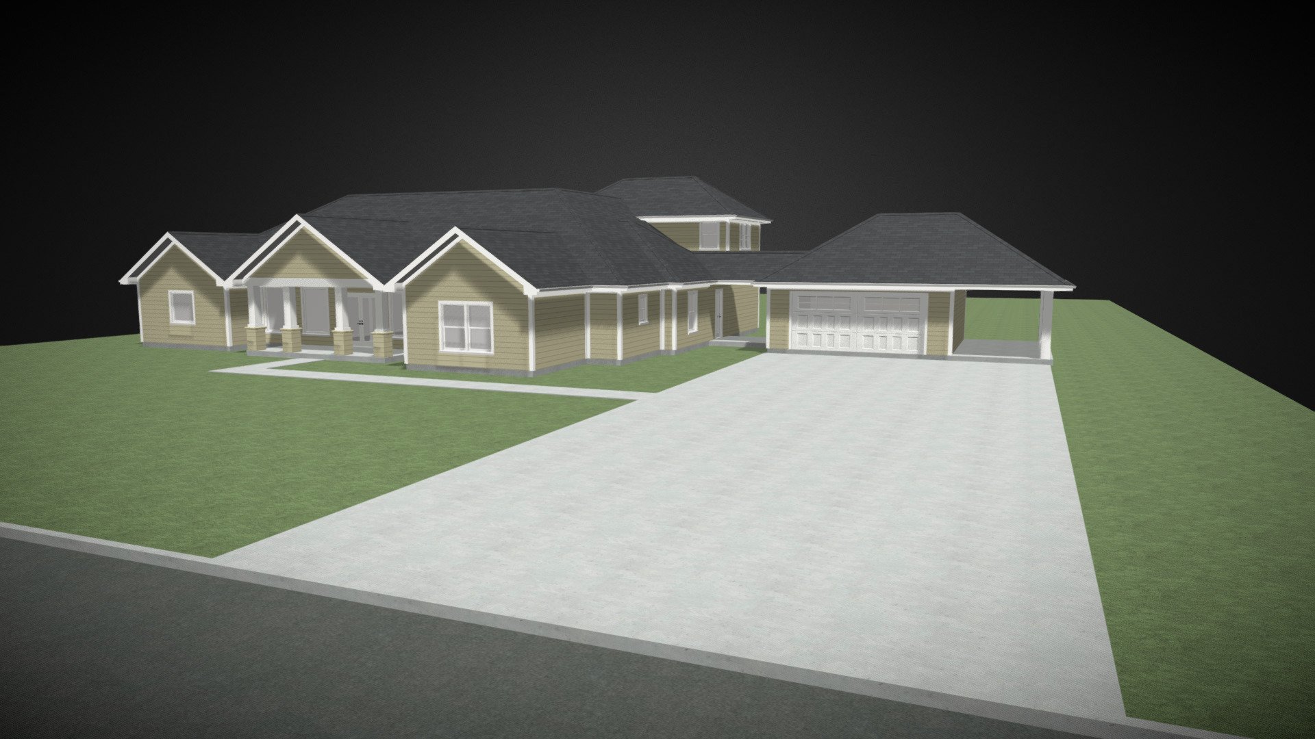 Roof2 Model - 3D model by Ideal Design Source (@idealdesignsource) [5c6fad8] - Sketchfab