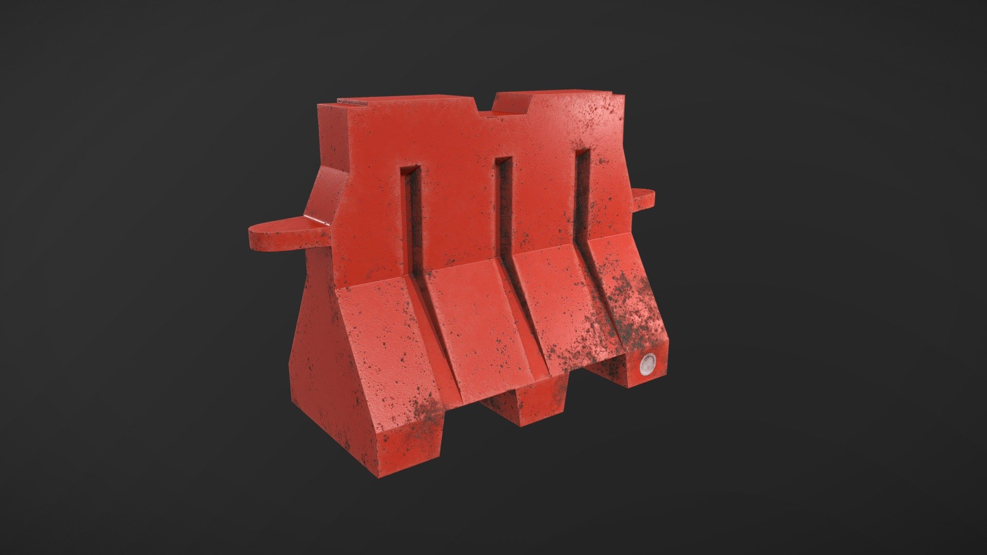 Traffic barrier - 3D model by DEN ABRAMOV (@danone0) [5c6ff3e] - Sketchfab