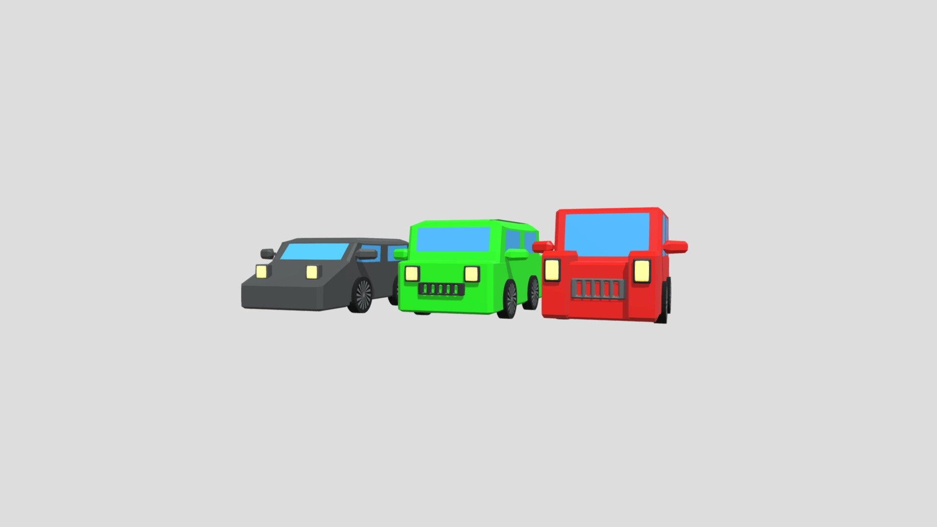 Low-poly Car Pack - Download Free 3D model by DoubleWaffle Studio ...