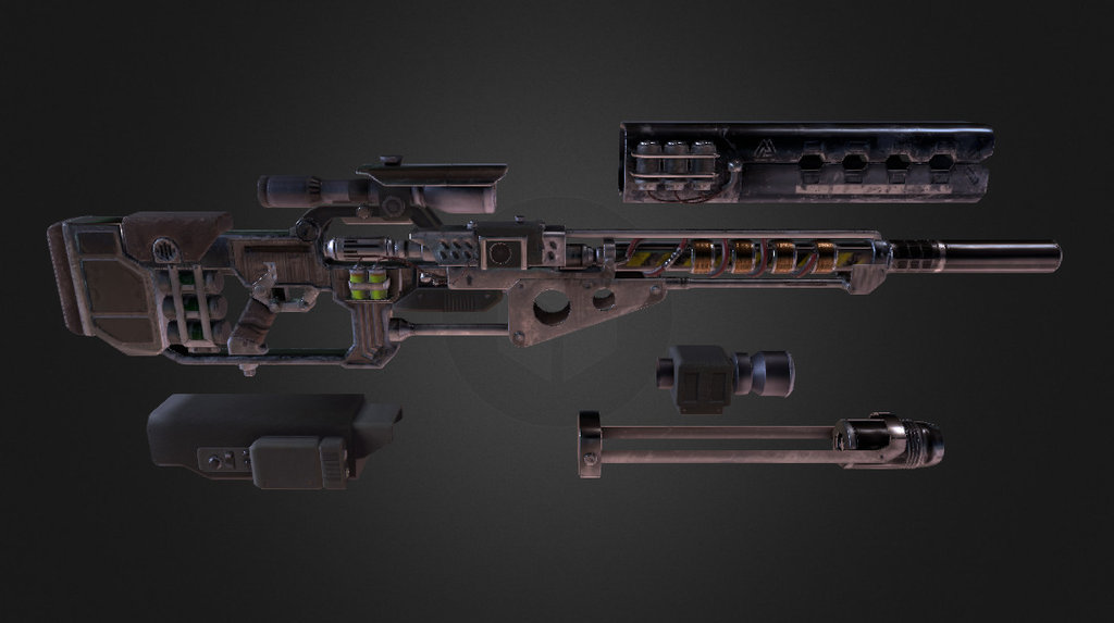 Junker Rifle - 3D model by kjosa [5c712db] - Sketchfab