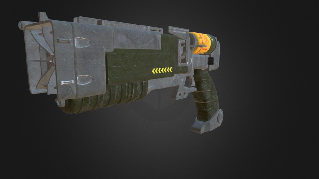 Model Gun ART - 3D model by Murderer123 [5c727a4] - Sketchfab