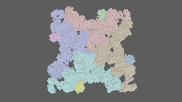 EMDB › EMD-8342 - 3D model by Interactive 3D Data (@proteinsimulation ...