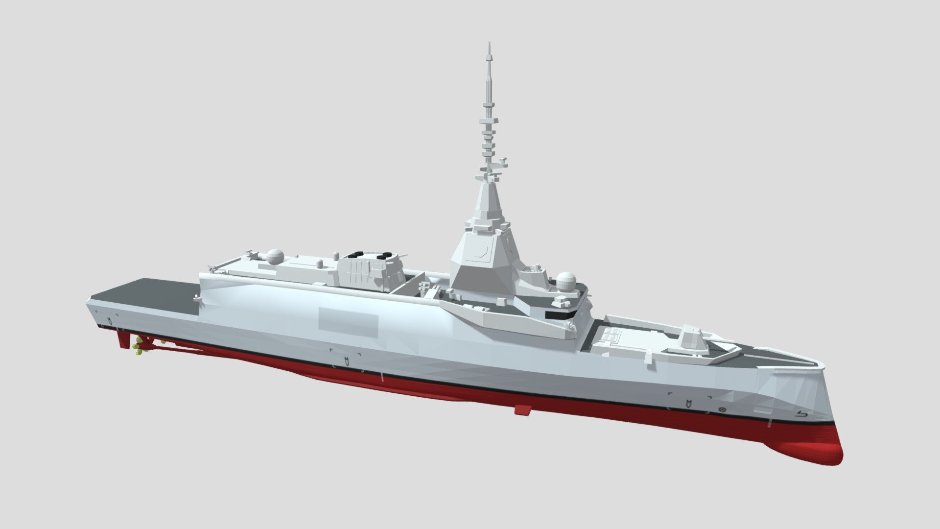FDI Amiral Ronarc'h - 3D model by Yannick Le Bris (@iphoneyann ...