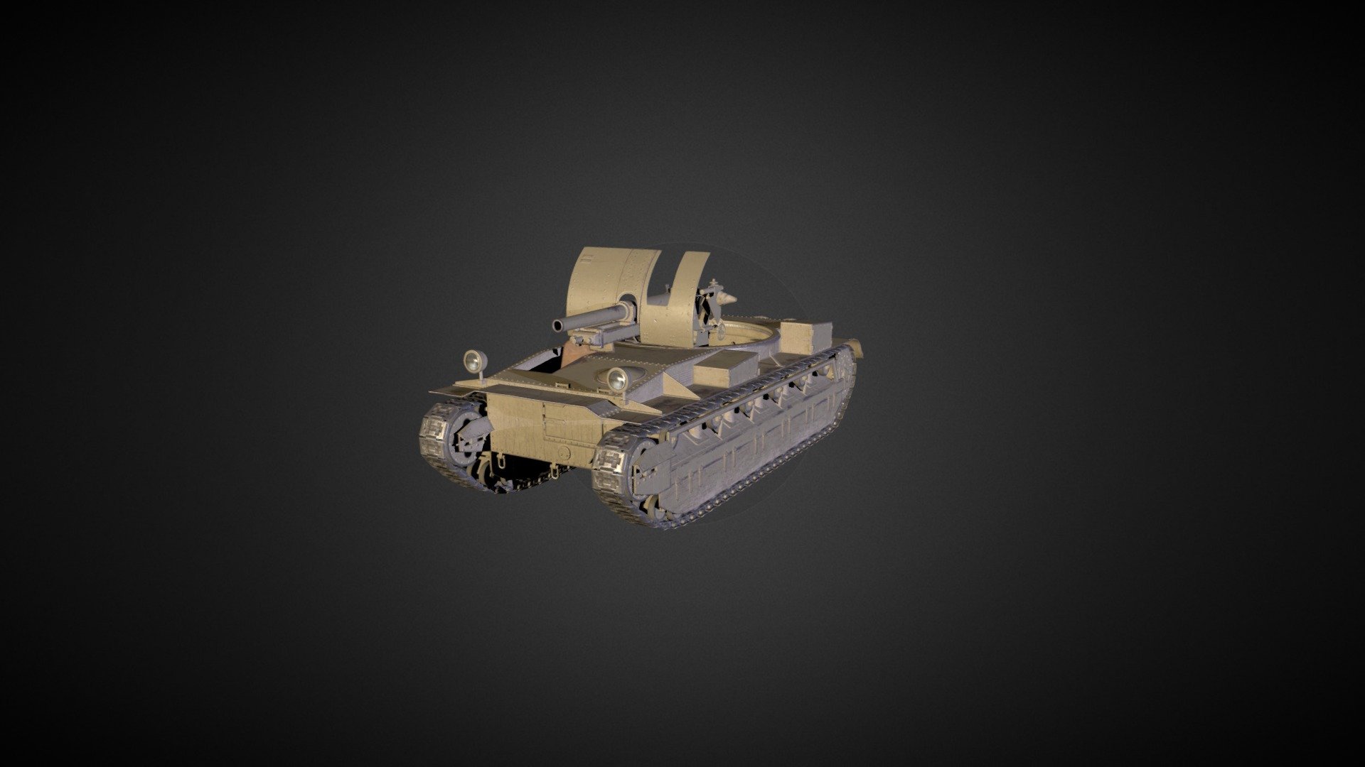 Birch Gun - 3D model by Degit22 [5c766aa] - Sketchfab