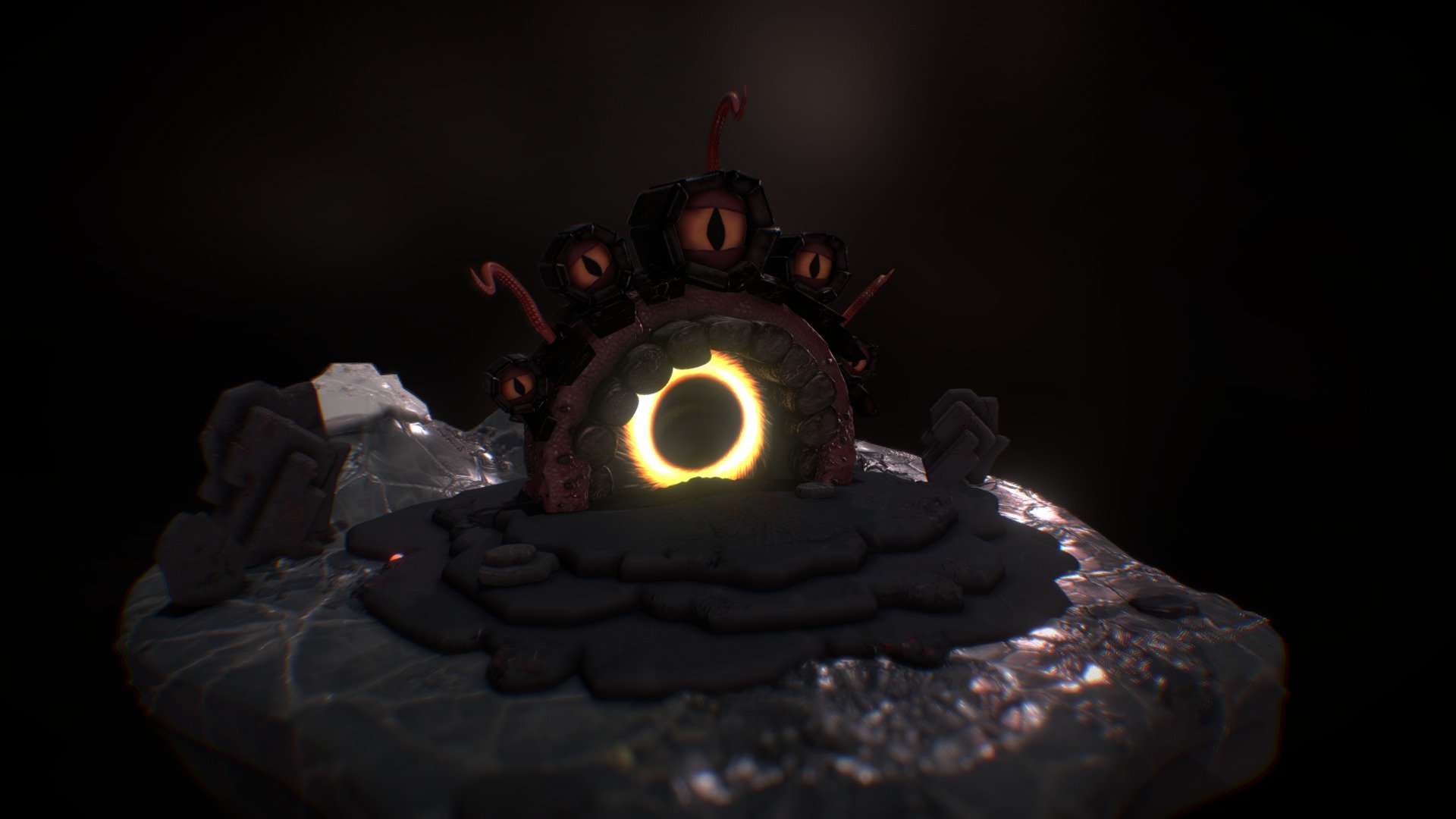 Evil portal - Download Free 3D model by wispaaa [5c76723] - Sketchfab
