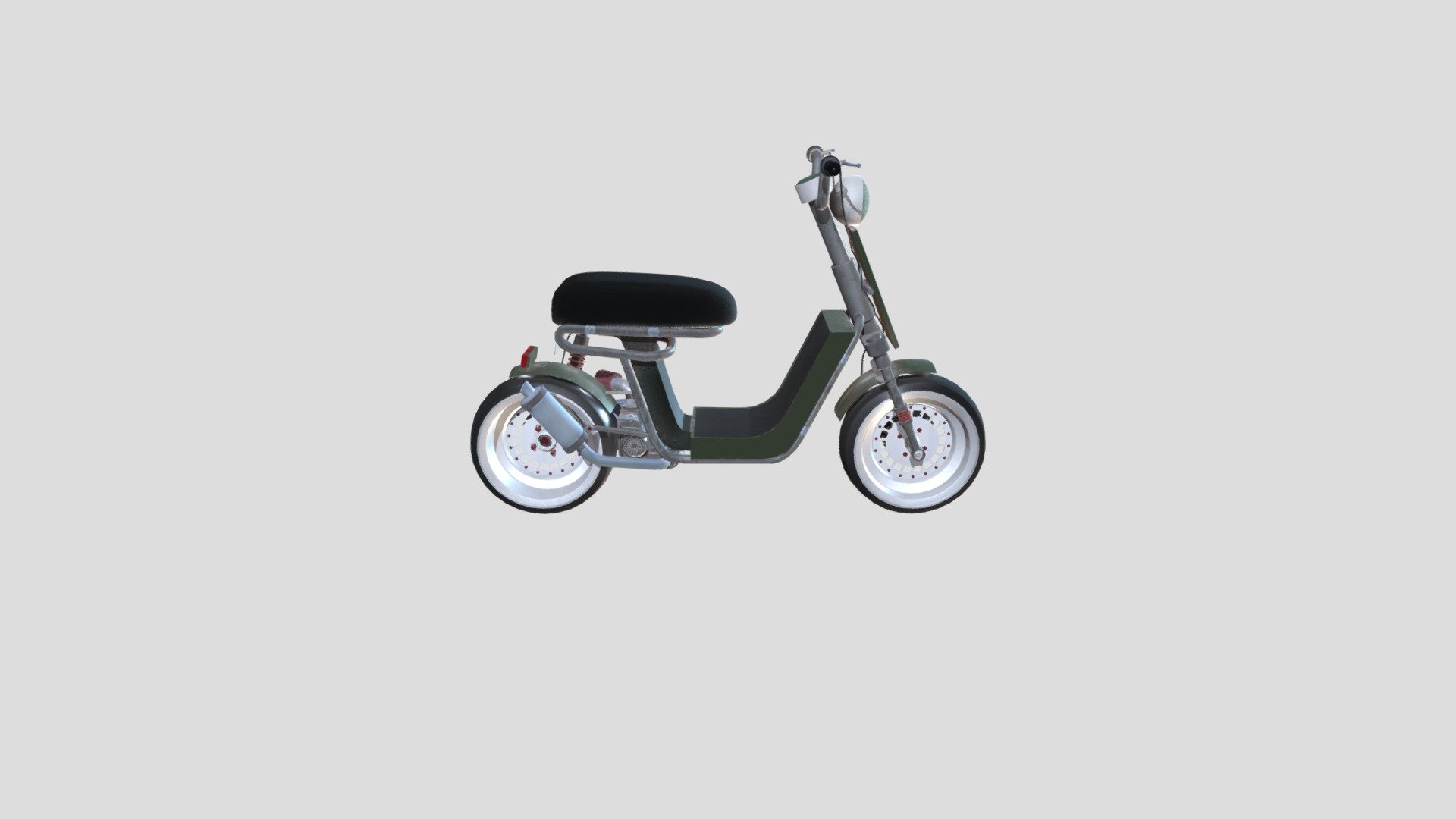 A fictional moped - 3D model by invictum [5c76b02] - Sketchfab