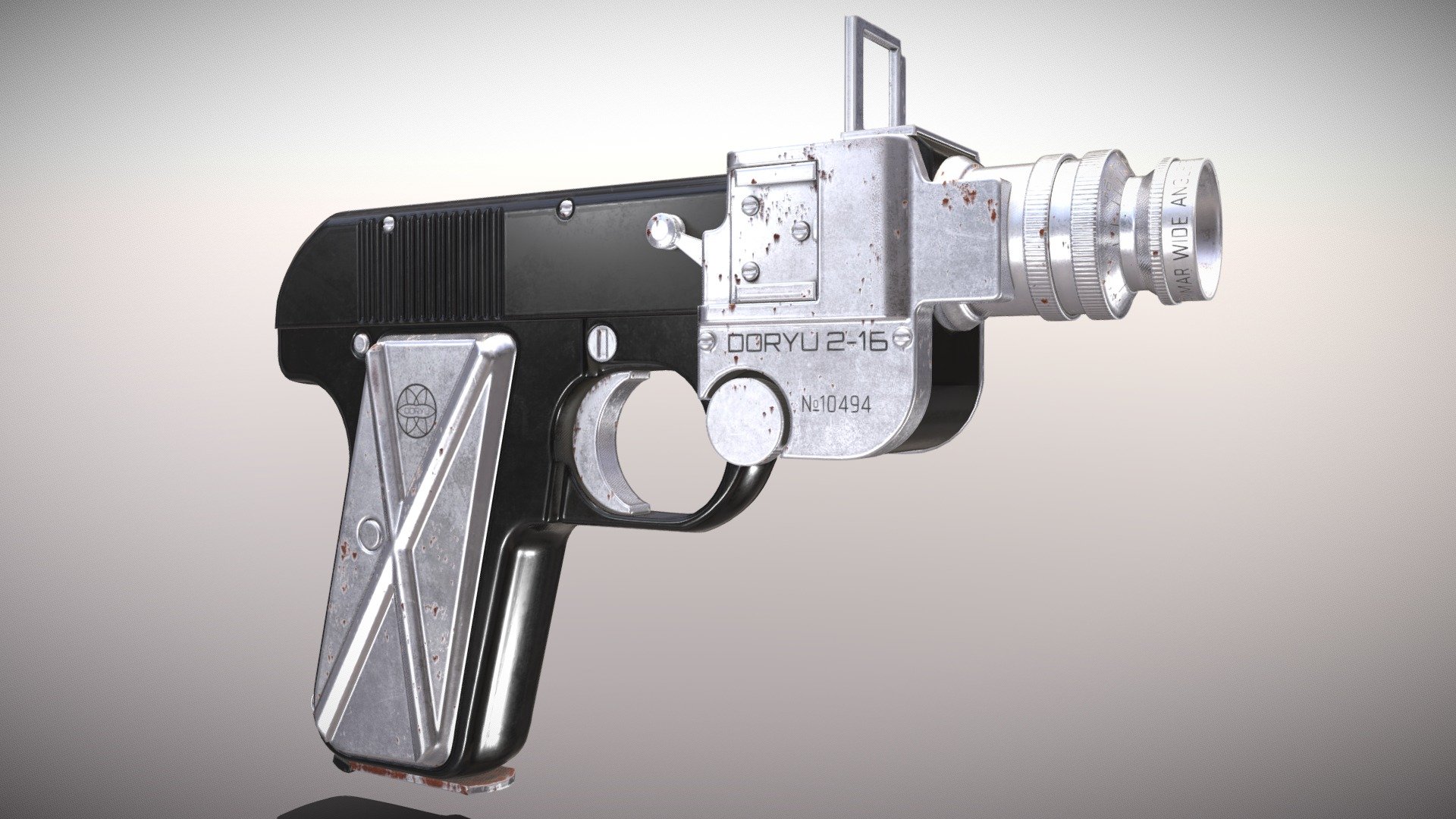 Mercenary Gun - 3D model by jorrit_delanghe [5c773f0] - Sketchfab