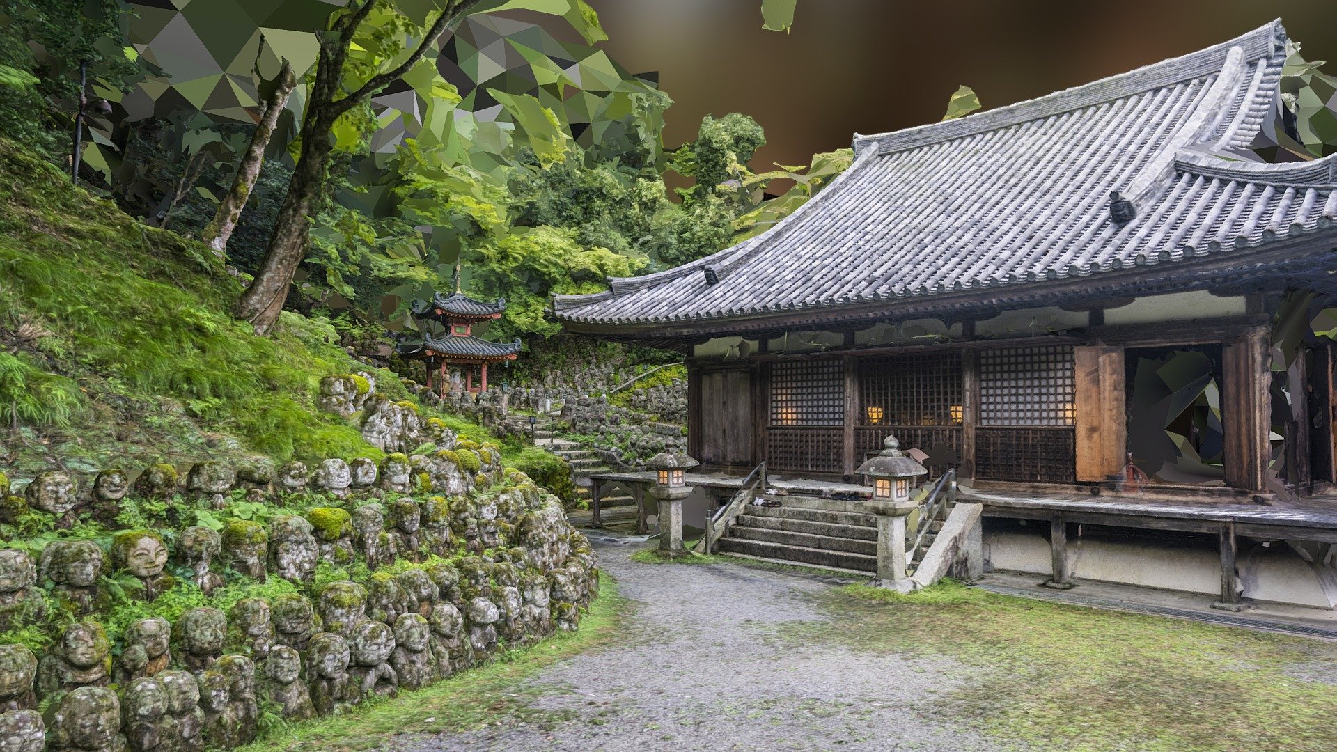 Japanese temple raw scan - Buy Royalty Free 3D model by Miguel Bandera ...