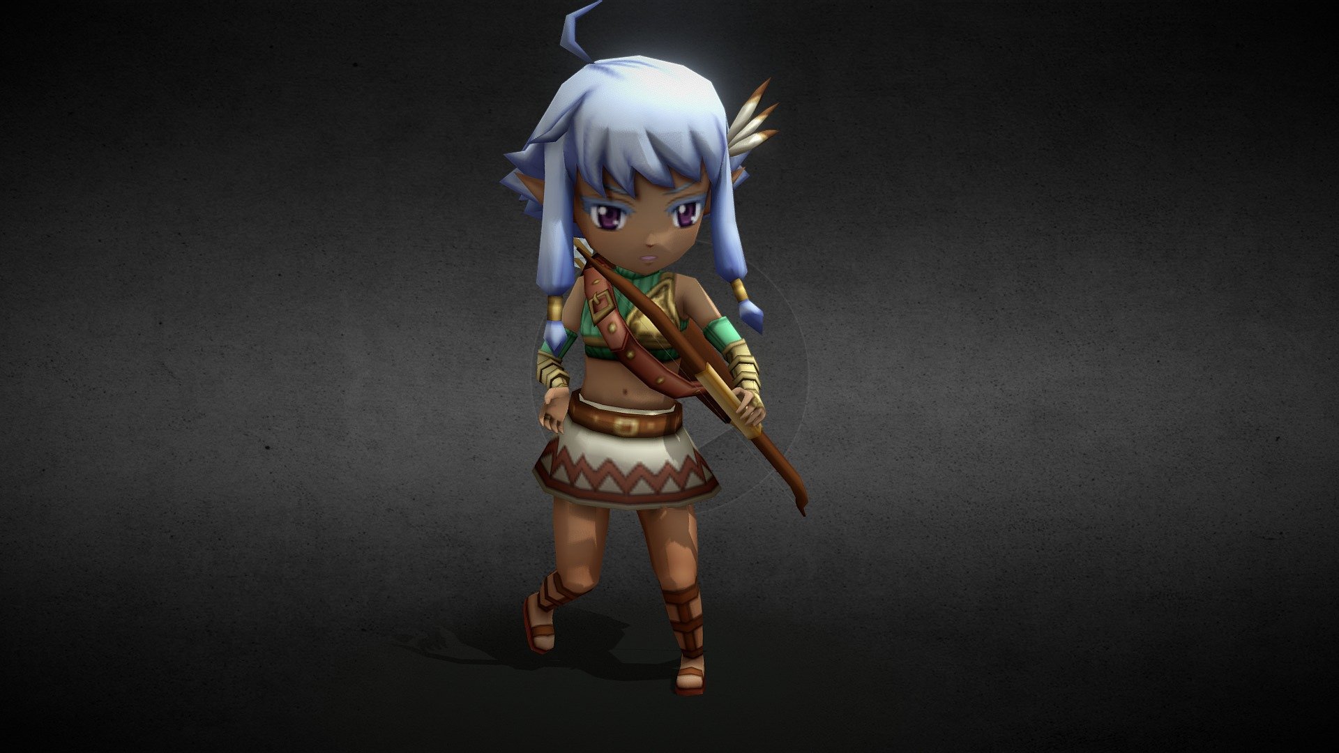 Chara102201 - 3D model by Game Model (@Game.Model) [5c77e34] - Sketchfab