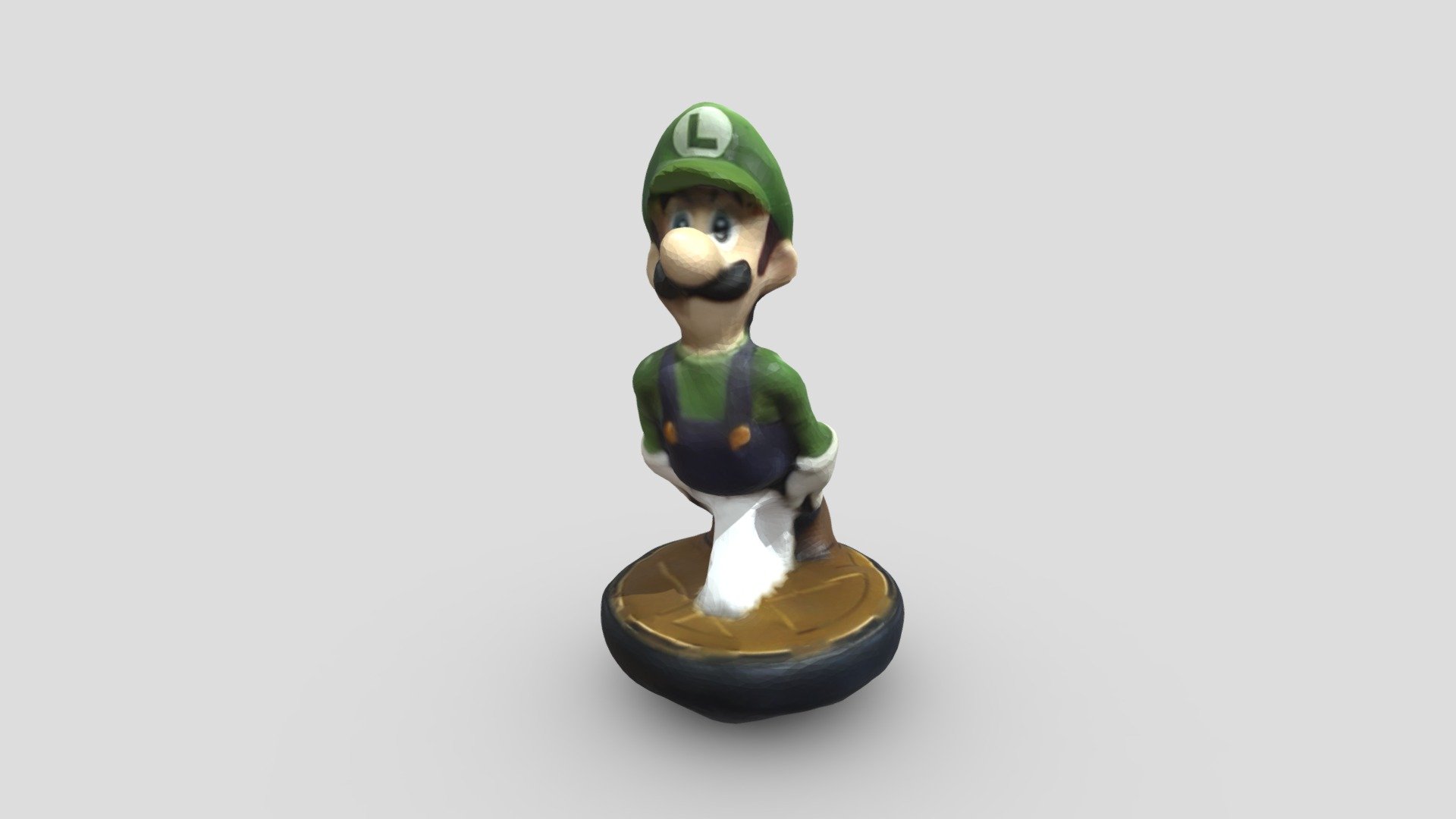 Luigi Amiibo (Smash Bros) - Download Free 3D model by LR-Scans ...