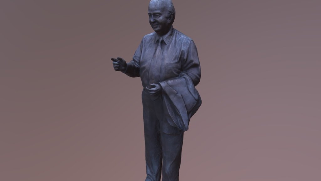 George Mitchell Statue (HD) - 3D model by will.at.epic [5c78ed0 ...